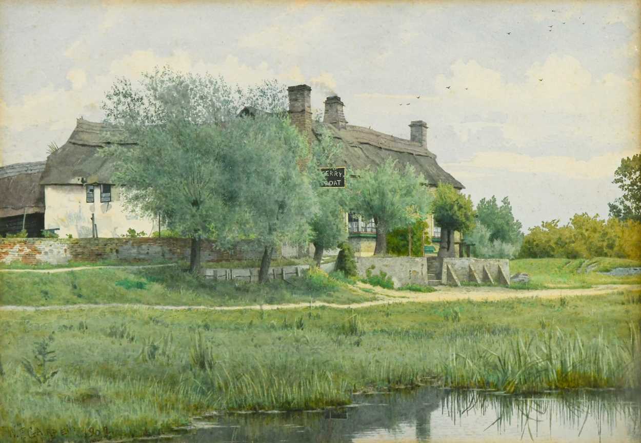 William Fraser Garden (British, 1856-1921) The Old Ferry Boat Inn ...