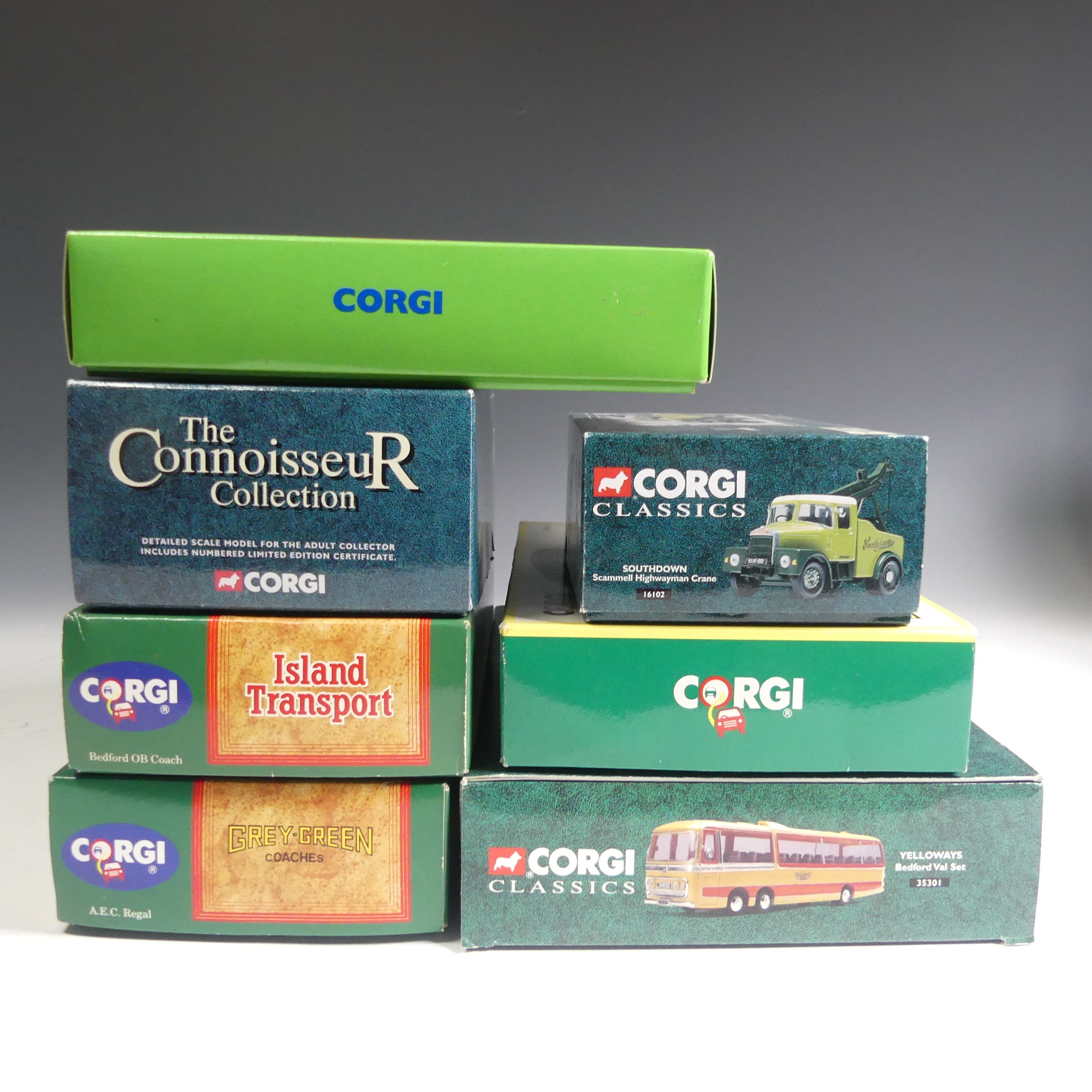 Corgi / Corgi Classics / Connoisseur Collection, fifteen model buses ...