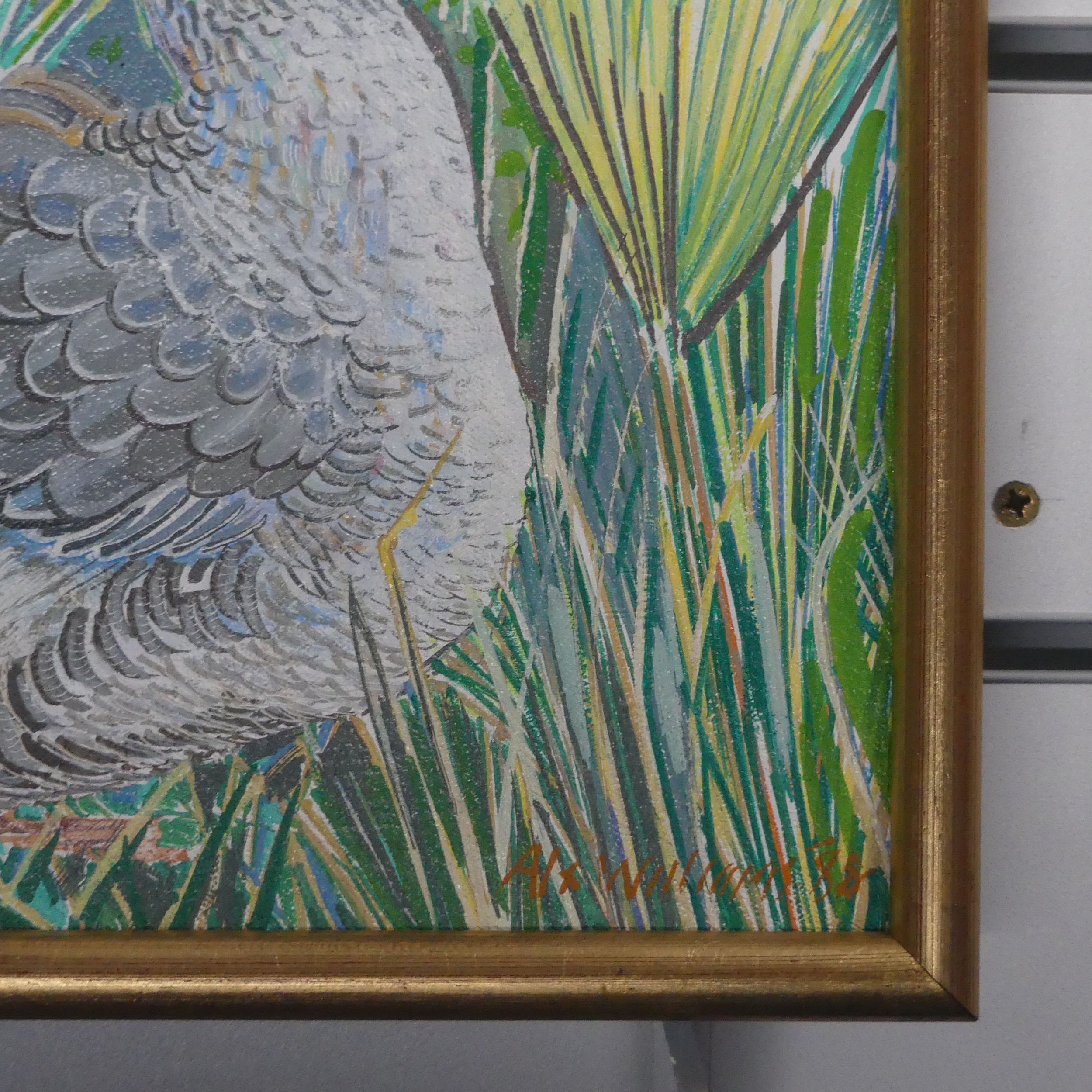 Alex Williams (born 1942), Toulouse Goose and goslings, oil on canvas ...