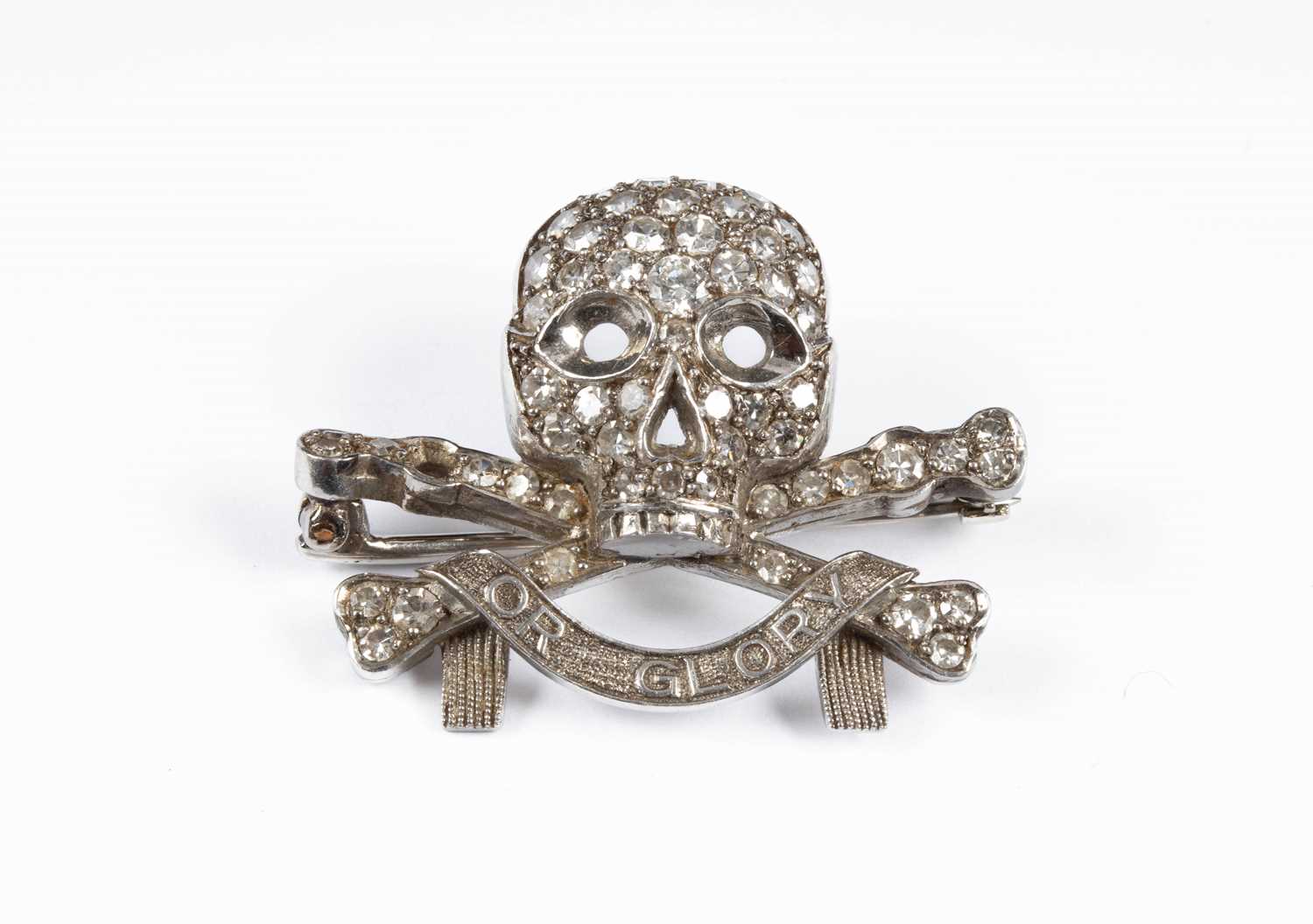 A diamond regimental brooch for the 17th/21st Royal Lancers, modelled ...