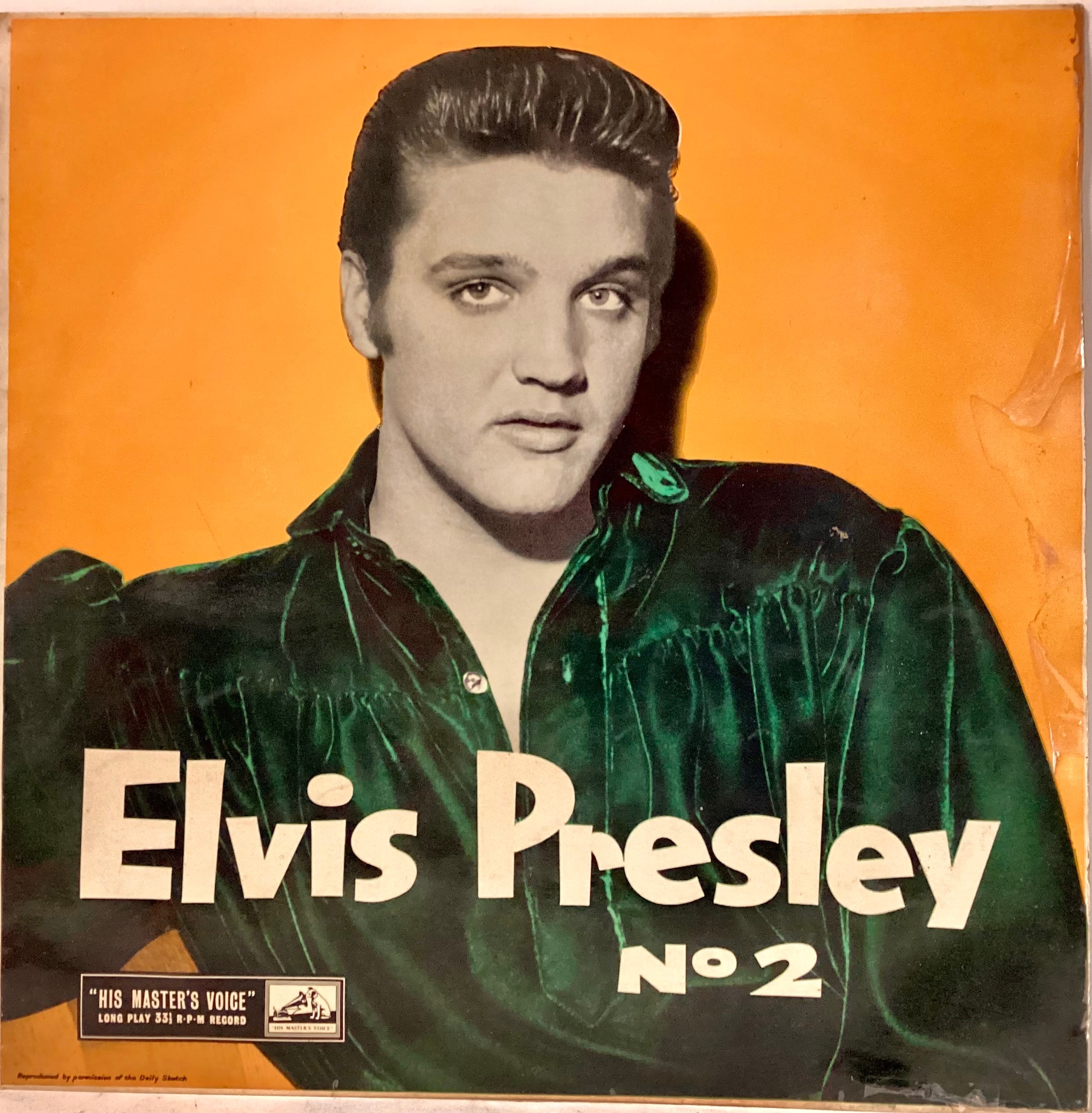 ELVIS PRESLEY VINYL LP RECORD ‘No. 2’ ON HMV. This is a fantastic copy ...