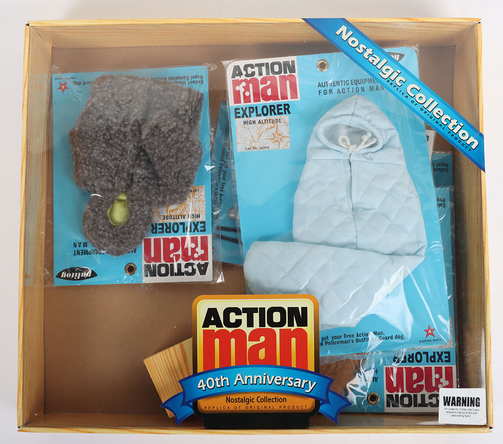 A Box of Five Action Man Explorer High Altitude Accessory Packs 40th ...