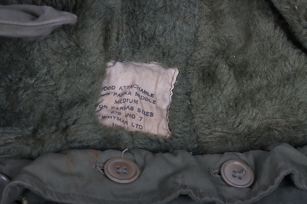 British Korean War Cold Weather Uniform Grouping: Green army cold ...