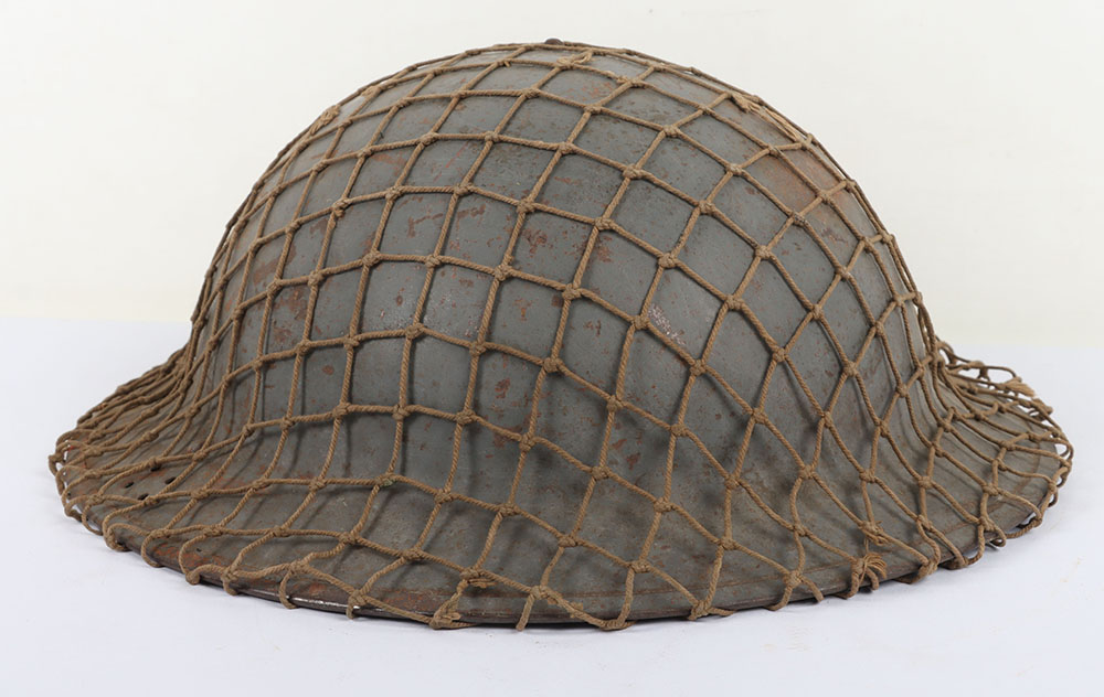 WW2 Civil Defence MKII No 2D Steel Helmet: Battleship grey painted ...