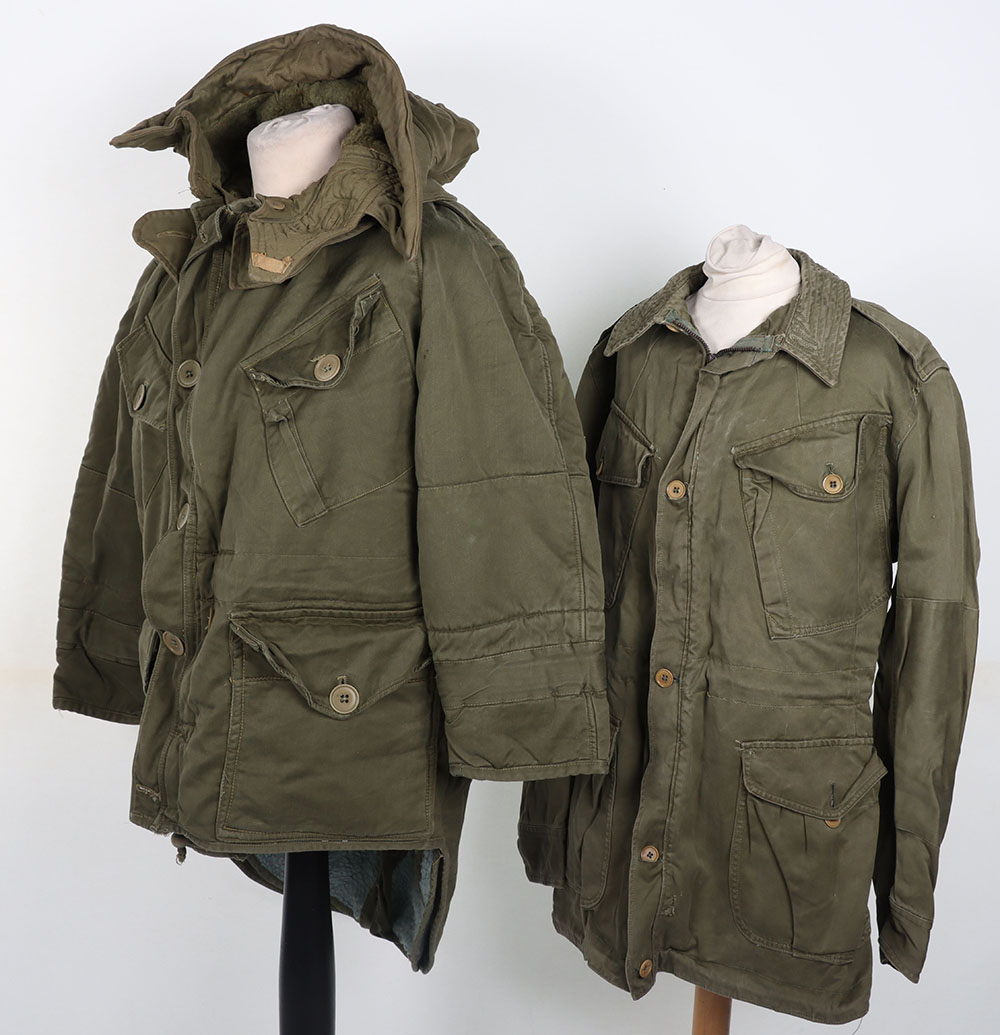 British Korean War Cold Weather Uniform Grouping: Green army cold ...