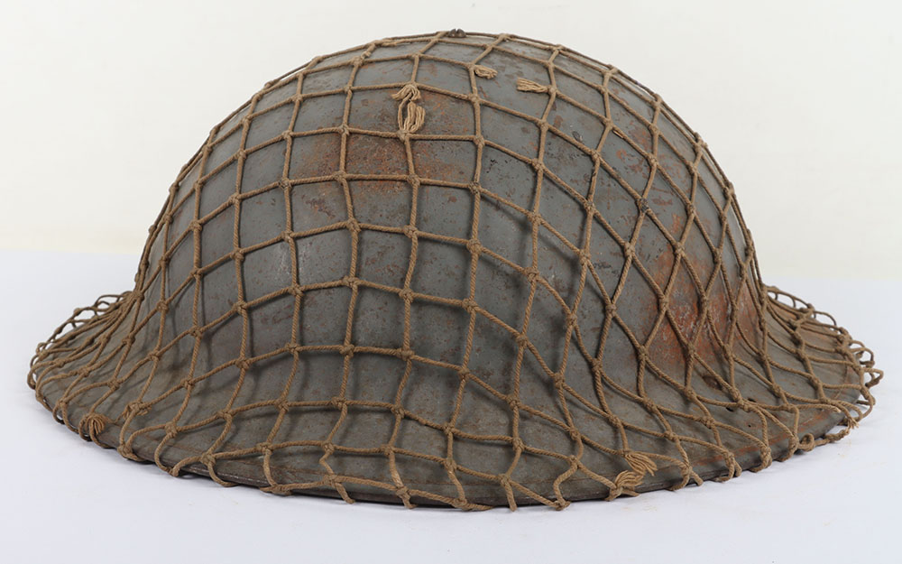 WW2 Civil Defence MKII No 2D Steel Helmet: Battleship grey painted ...