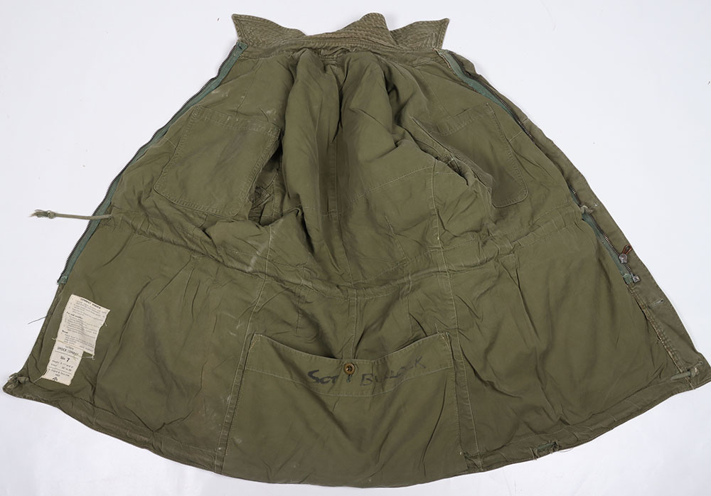 British Korean War Cold Weather Uniform Grouping: Green army cold ...