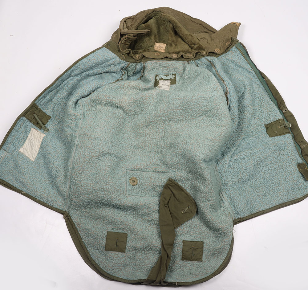 British Korean War Cold Weather Uniform Grouping: Green army cold ...