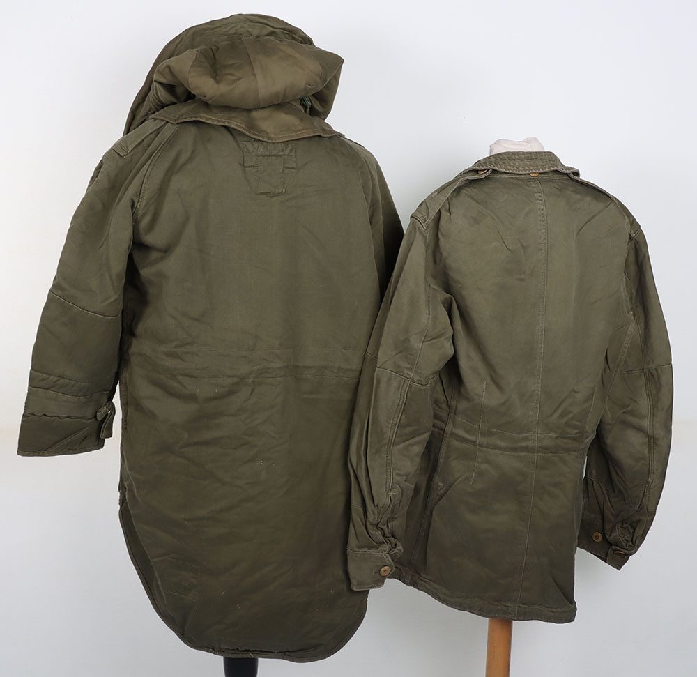 British Korean War Cold Weather Uniform Grouping: Green army cold ...