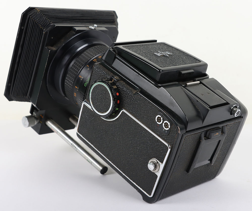 Mamiya 645 Camera, with Mamiya Sekor f2.8 80mm lens, Mamiya bellows ...