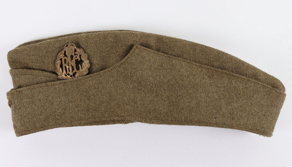 WW1 Royal Flying Corps Other Ranks Forage Cap, khaki wool other ranks ...
