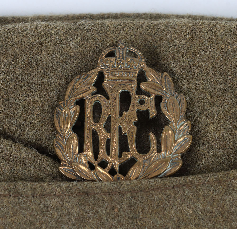 WW1 Royal Flying Corps Other Ranks Forage Cap, khaki wool other ranks ...
