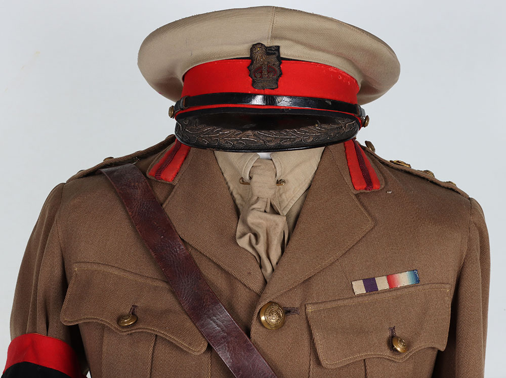 WW1 British Royal Engineers Staff Colonels Uniform, consisting of four ...