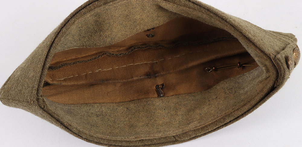 WW1 Royal Flying Corps Other Ranks Forage Cap, khaki wool other ranks ...