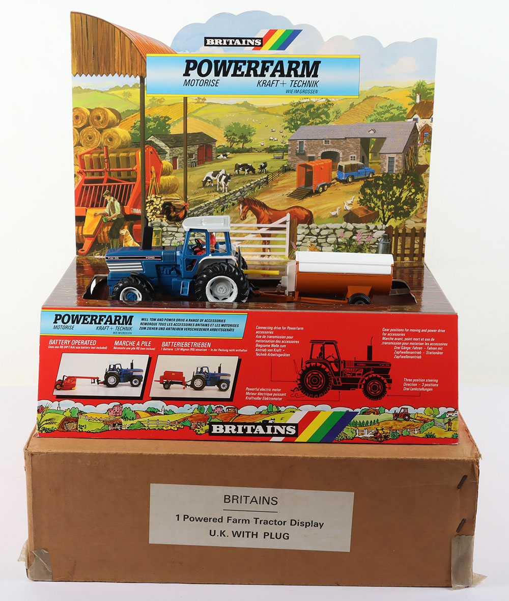 Scarce Britains Power Farm Tractor Shop Display, model of a rolling ...