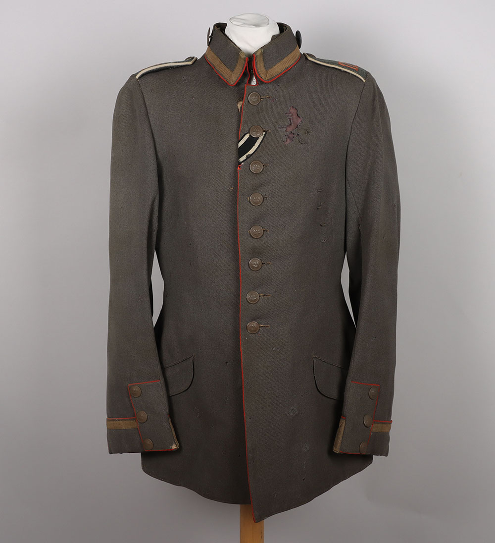 WW1 German Prussian Infantry Regiment 171 NCO’s 07/15 Field Grey Tunic ...