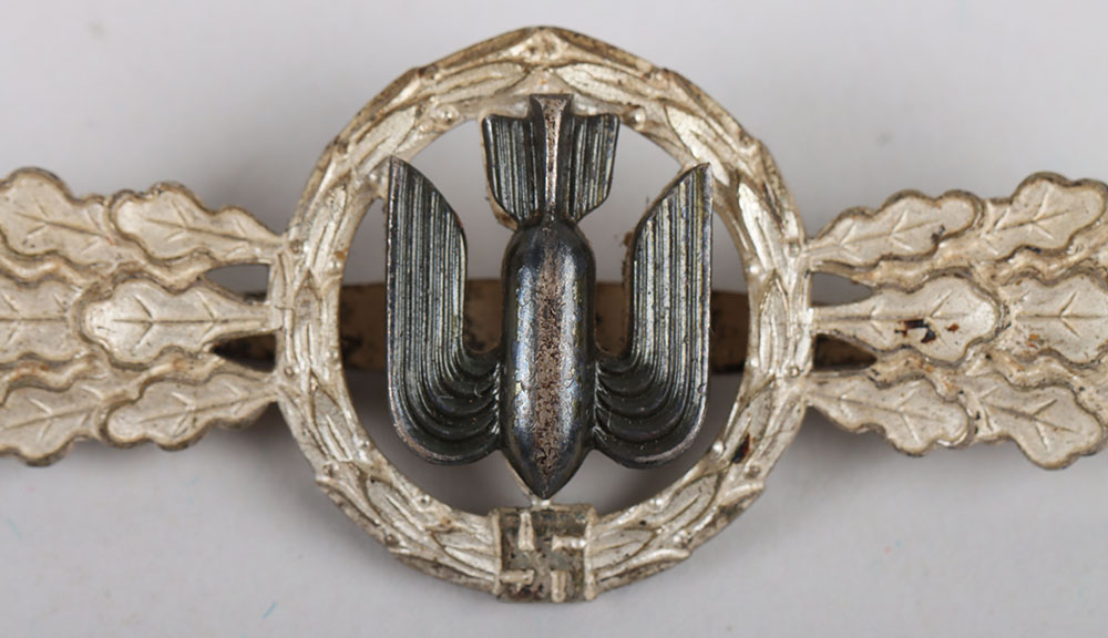 WW2 German Luftwaffe Bomber Operational Clasp in Silver by G.H. Osang ...