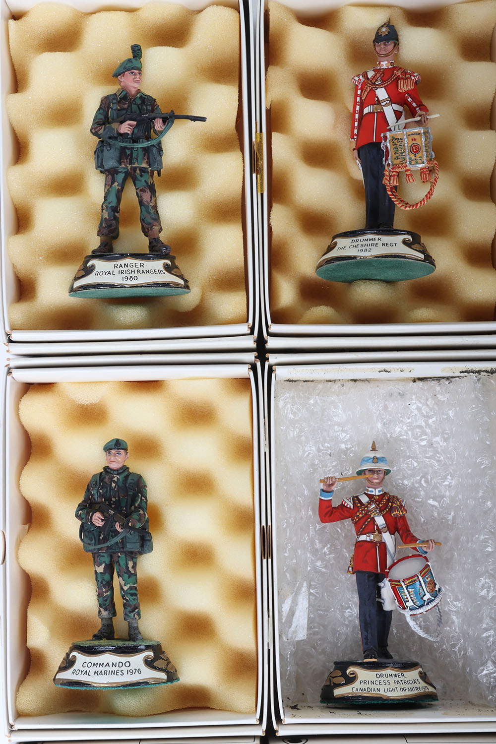 Collection of fifteen boxed Chas C Stadden Studios edition pewter hand ...