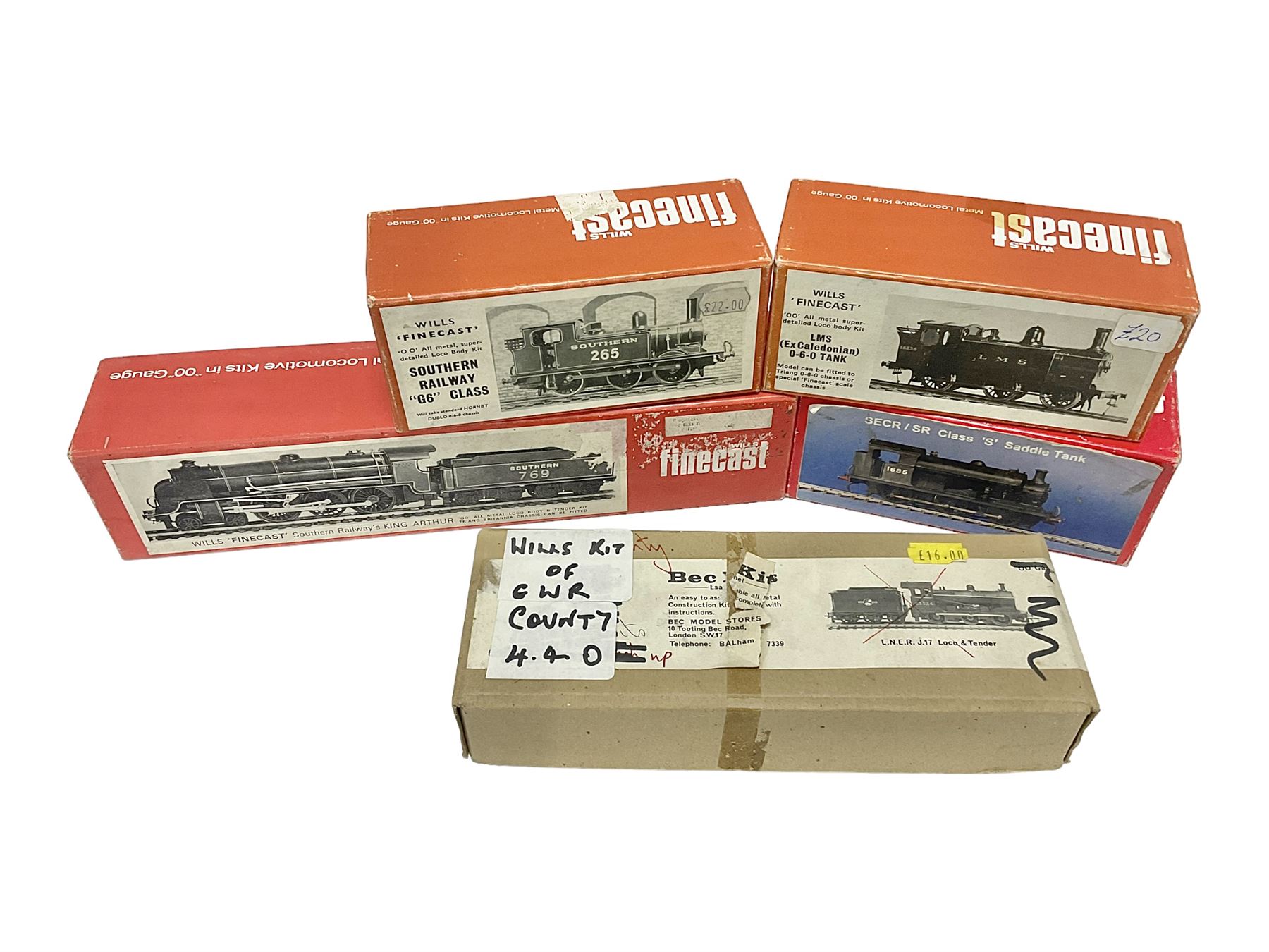 Wills and South Eastern Finecast ‘00’ gauge - five model railway kits ...
