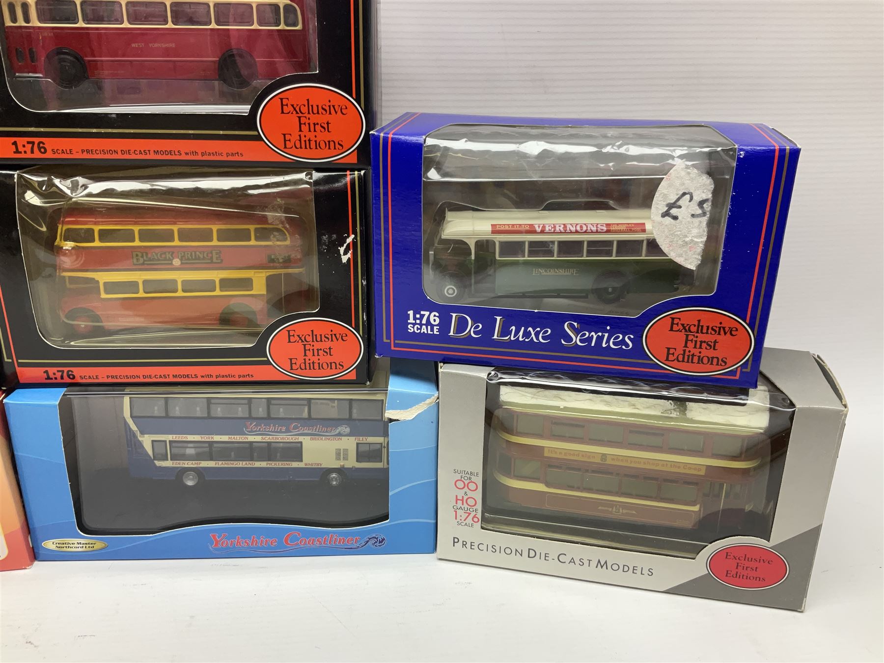 Twelve modern die-cast scale models of coaches and buses, to include ...