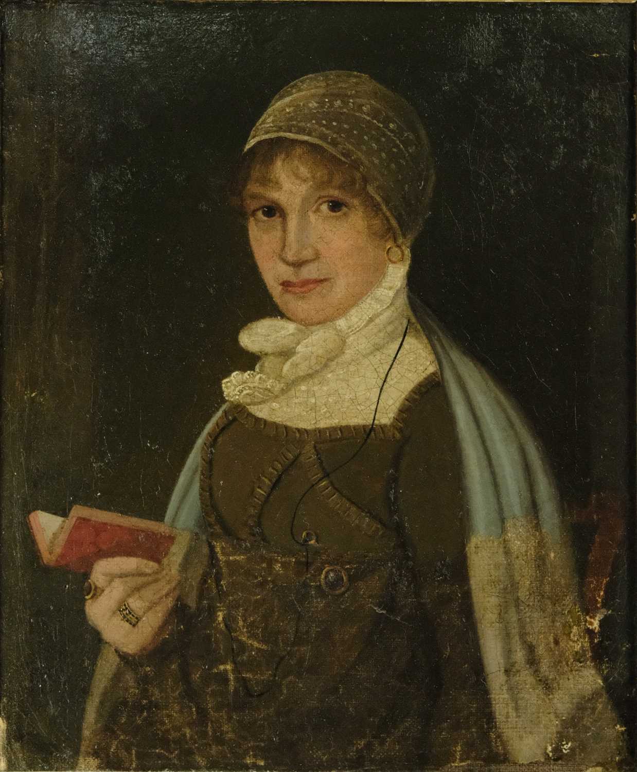 English School, 18th century. Portrait of Mrs Hannah Macey, Wife of ...