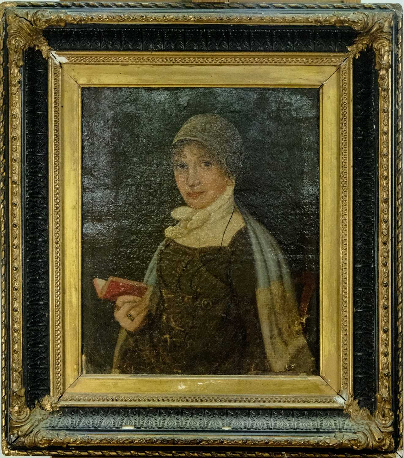 English School, 18th century. Portrait of Mrs Hannah Macey, Wife of ...