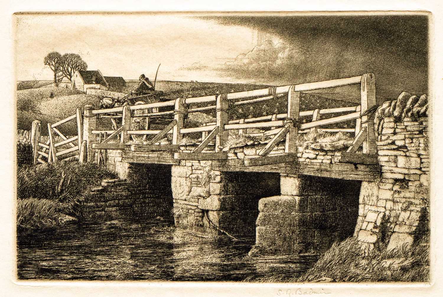 Stanley Roy BADMIN (1906-1989) Swinbrook Bridge, 1931 Etching, signed ...