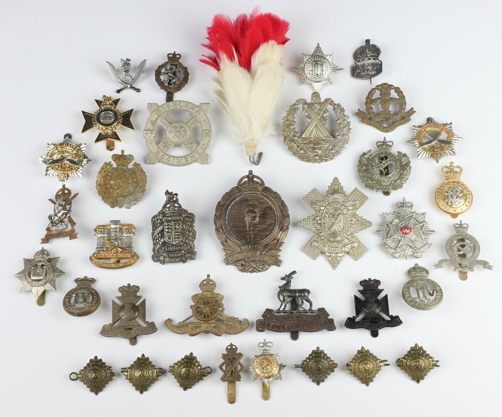 A Second World War Mine Clearance Service badge, a quantity of WW2 and ...