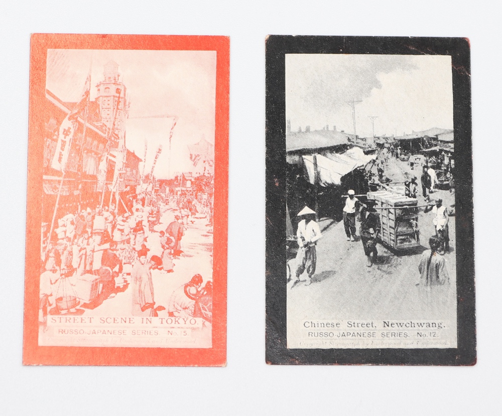 Wills overseas cigarette cards, 2 sets of incomplete Rusho-Japanese ...