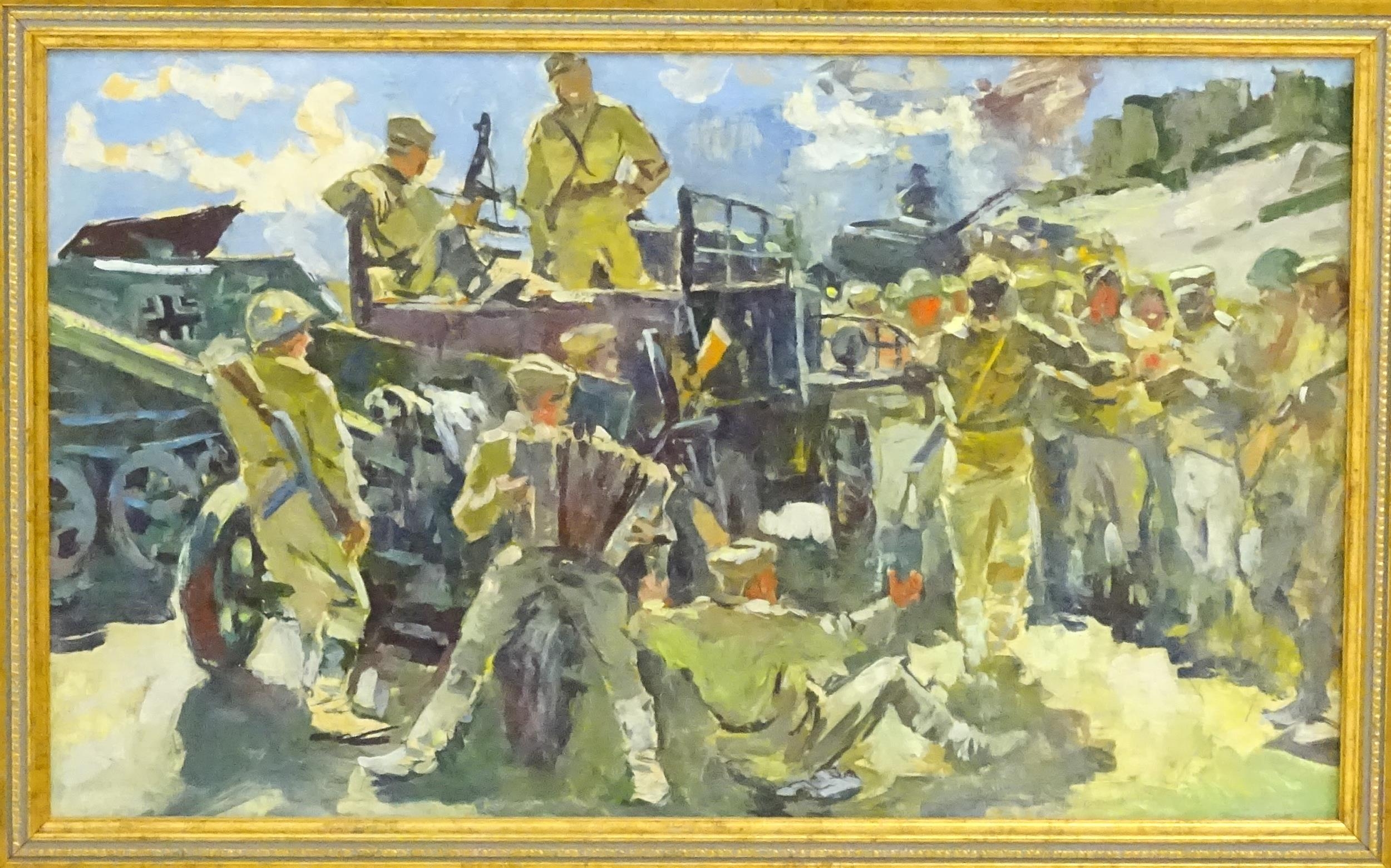 Fyodor / Fedor Mikhailovich Baranovsky (1924-2001), Russian School, Oil ...