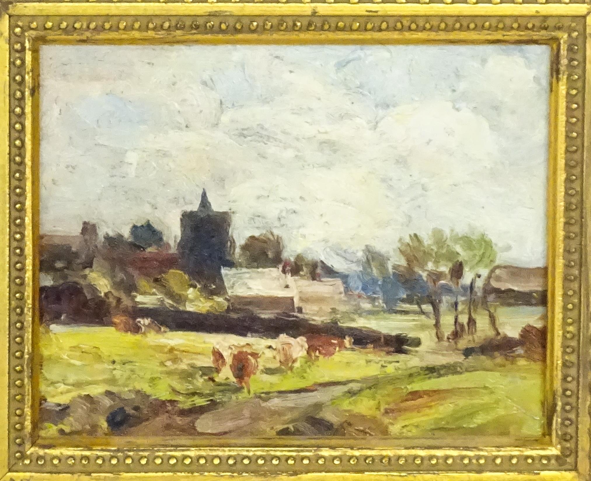 Meredith Watling (1878-1955), Oil on board, An impressionist landscape ...