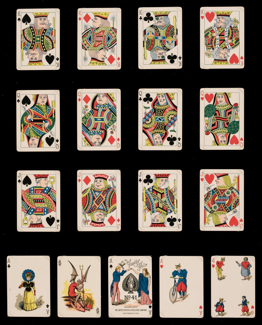 * American transformation cards. Vanity Fair #41, United States Playing ...