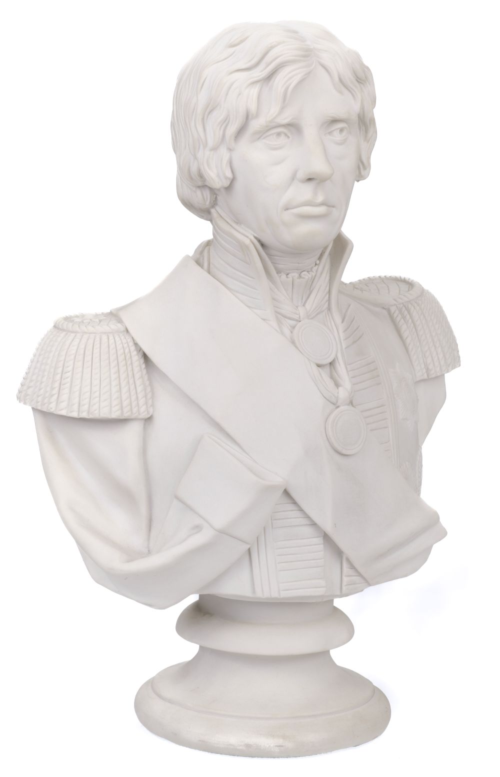 * Nelson (Horatio, 1758-1805). Half bust of Lord Nelson after Joseph ...
