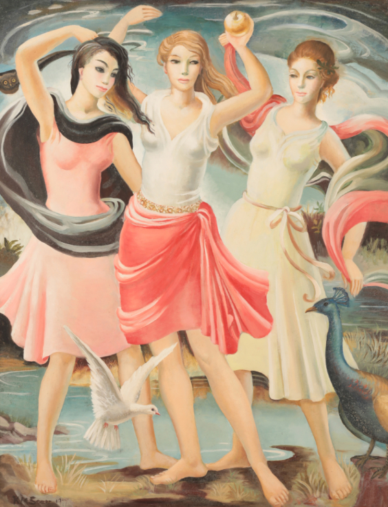 *KATHLEEN MURIEL SCALE (MURIEL HARDING-NEWMAN) (1913-2006) 'Apple of ...