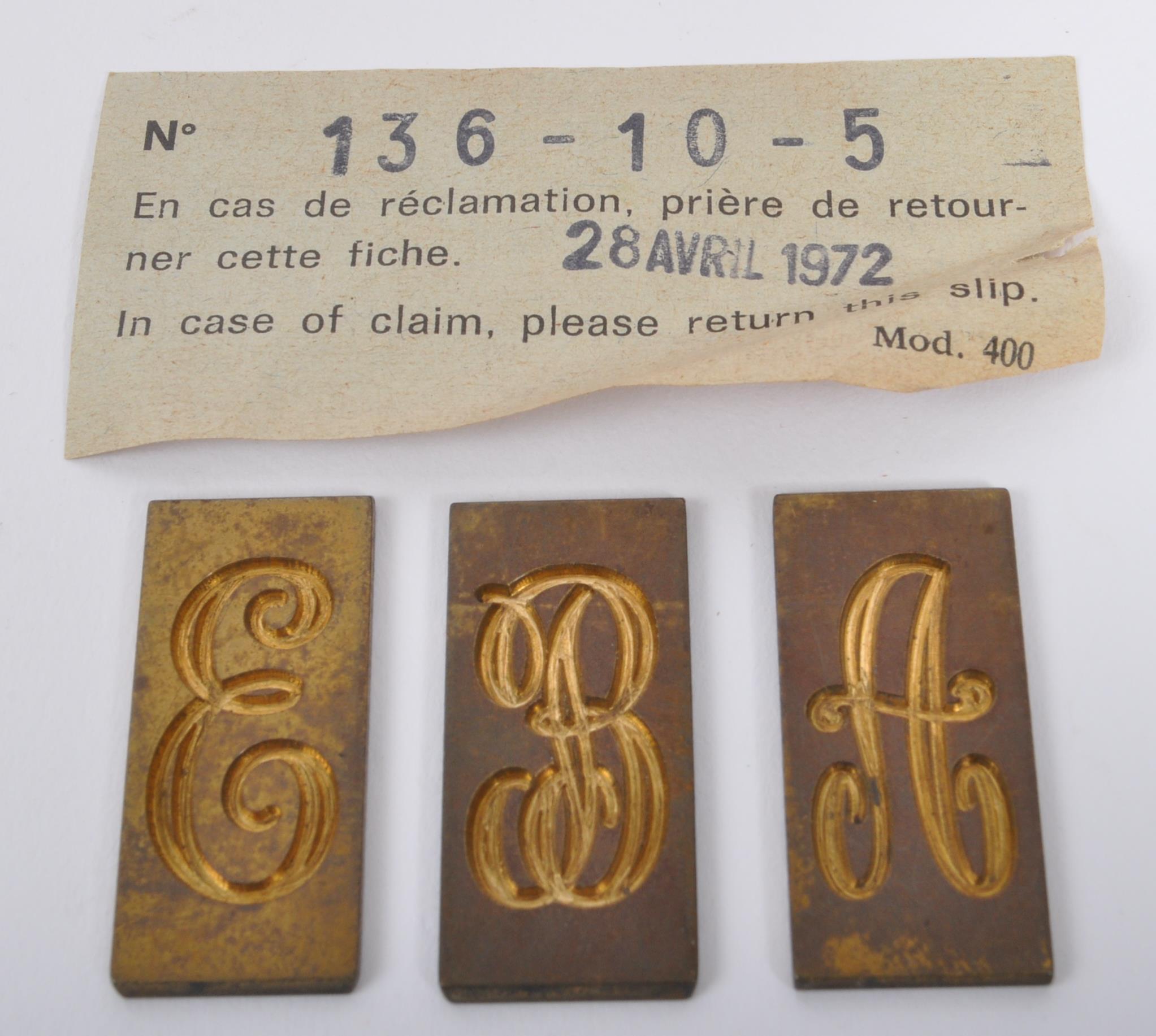 A vintage 20th century circa 1970s boxed Gravograph set containing a ...