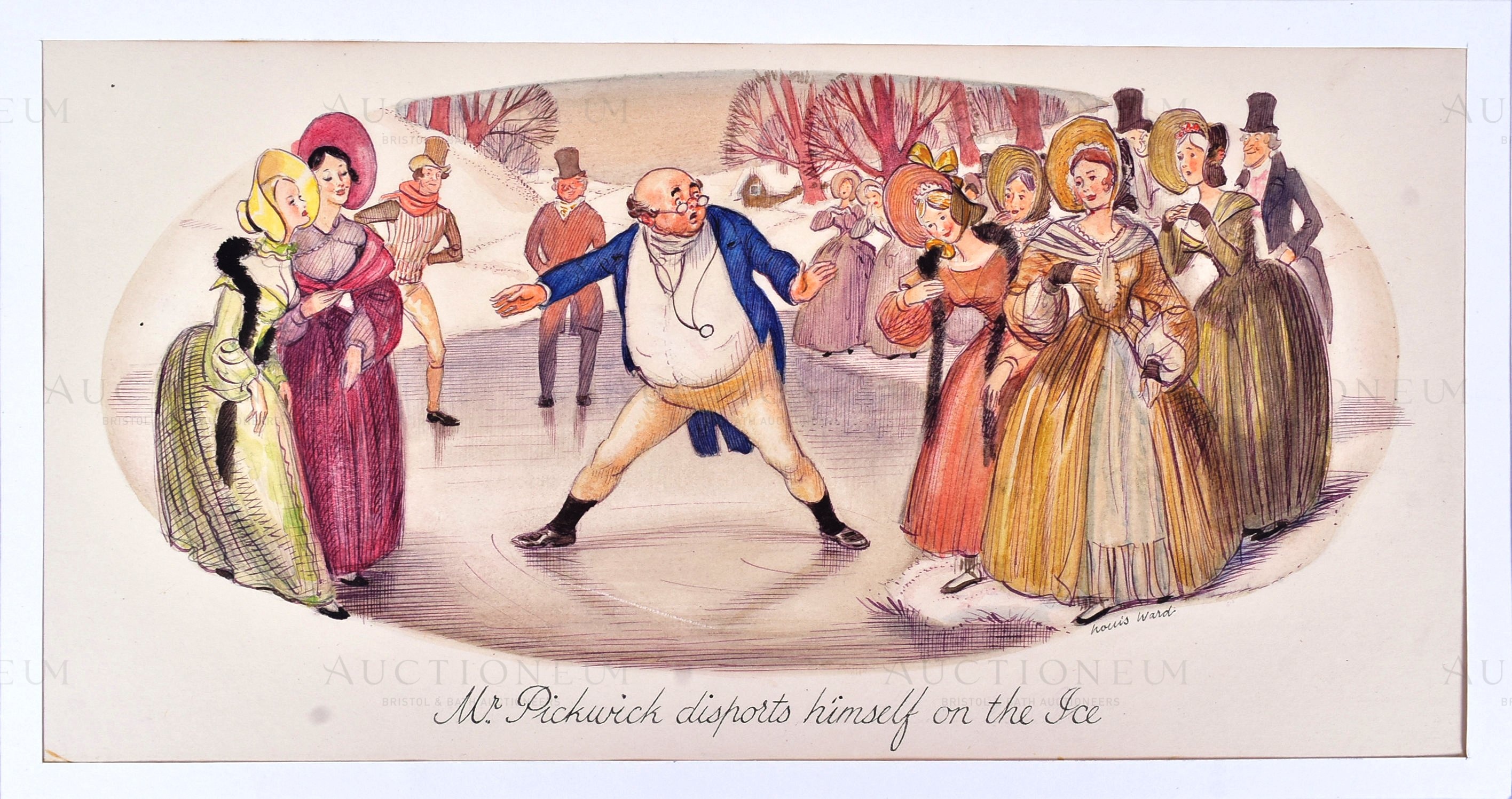 Louis Ward (1913 - 2005) - a piece of original artwork by Bristol ...