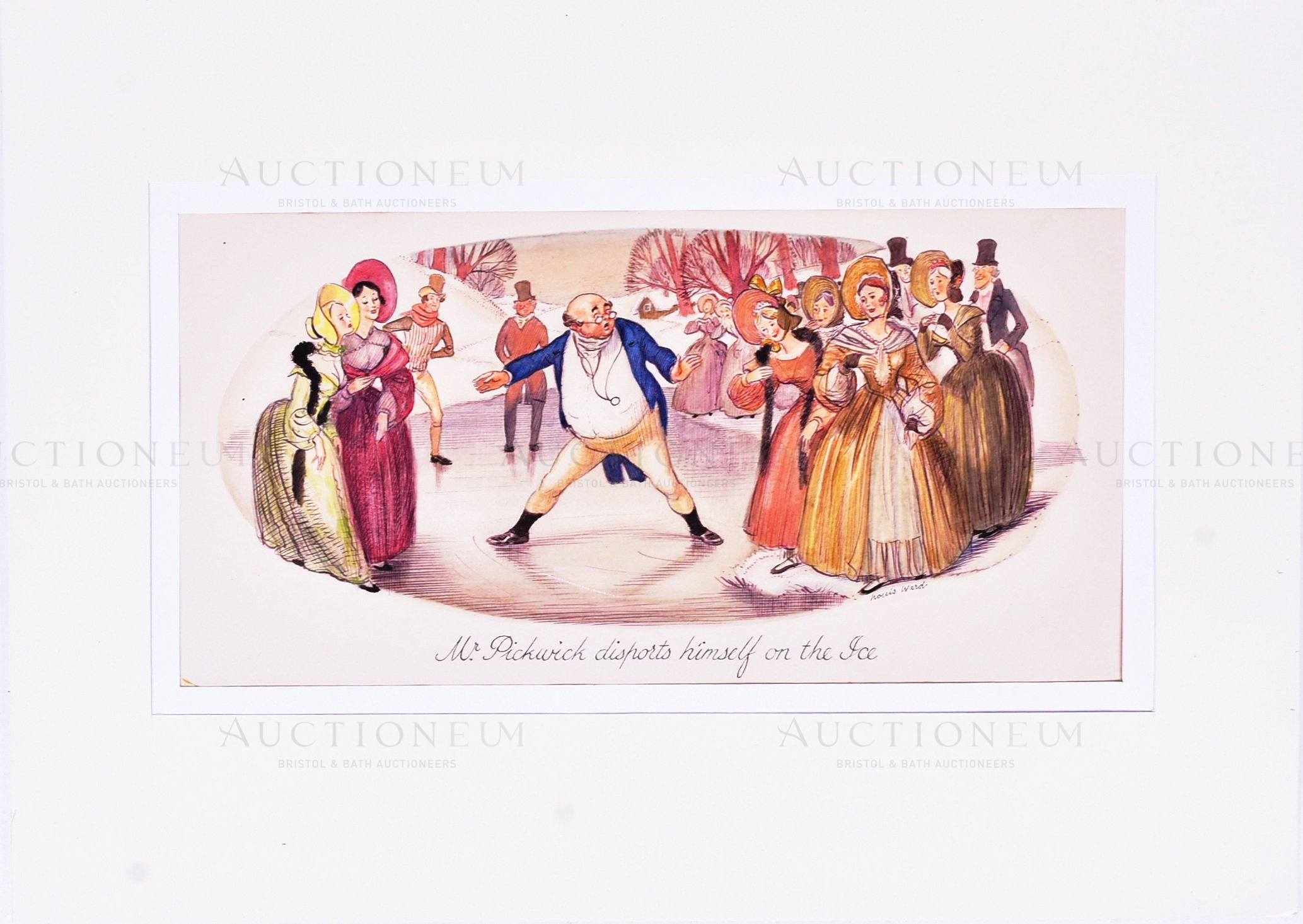 Louis Ward (1913 - 2005) - a piece of original artwork by Bristol ...