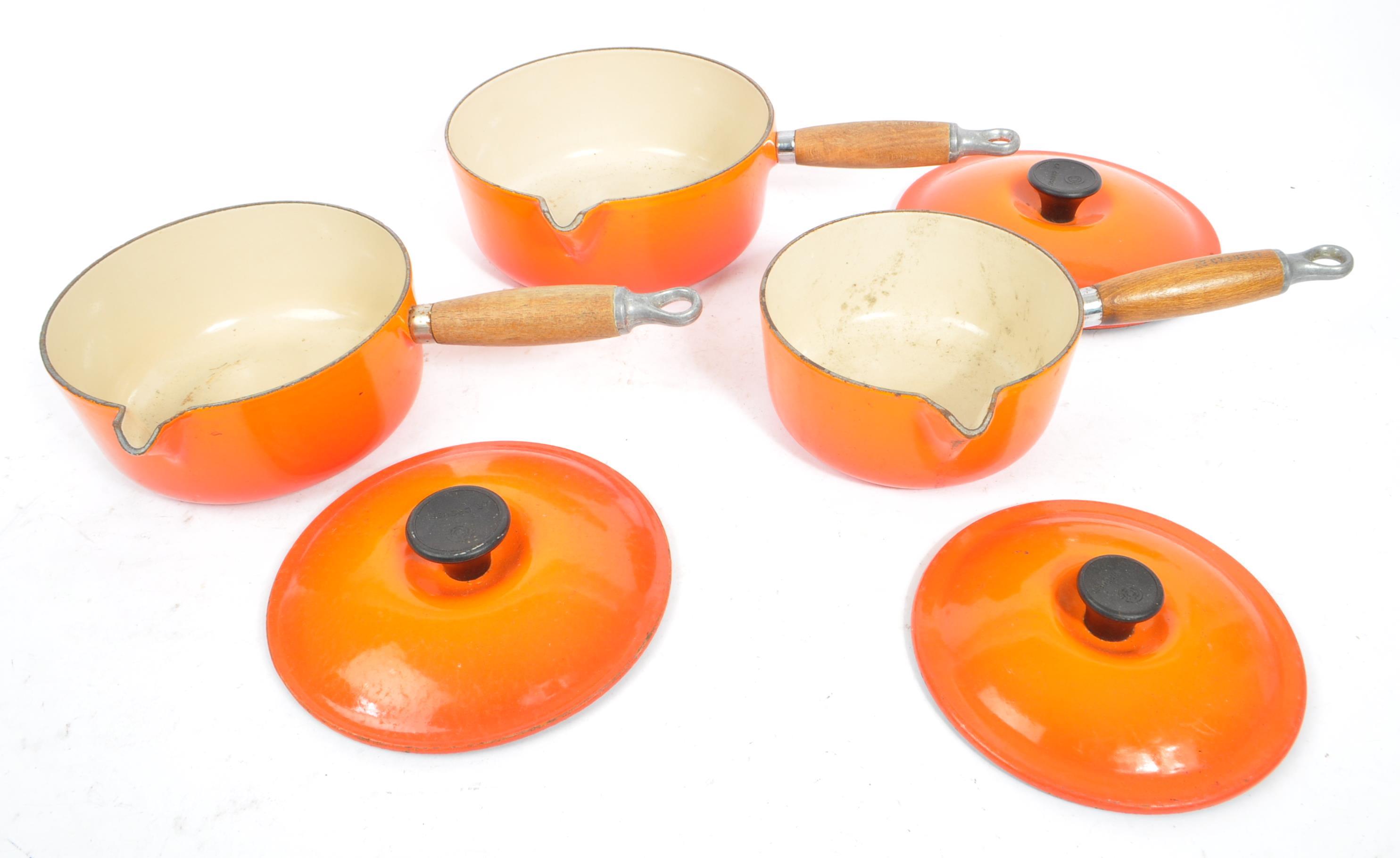 Le Creuset - A collection of 20th century Le Creuset cookware. The ...
