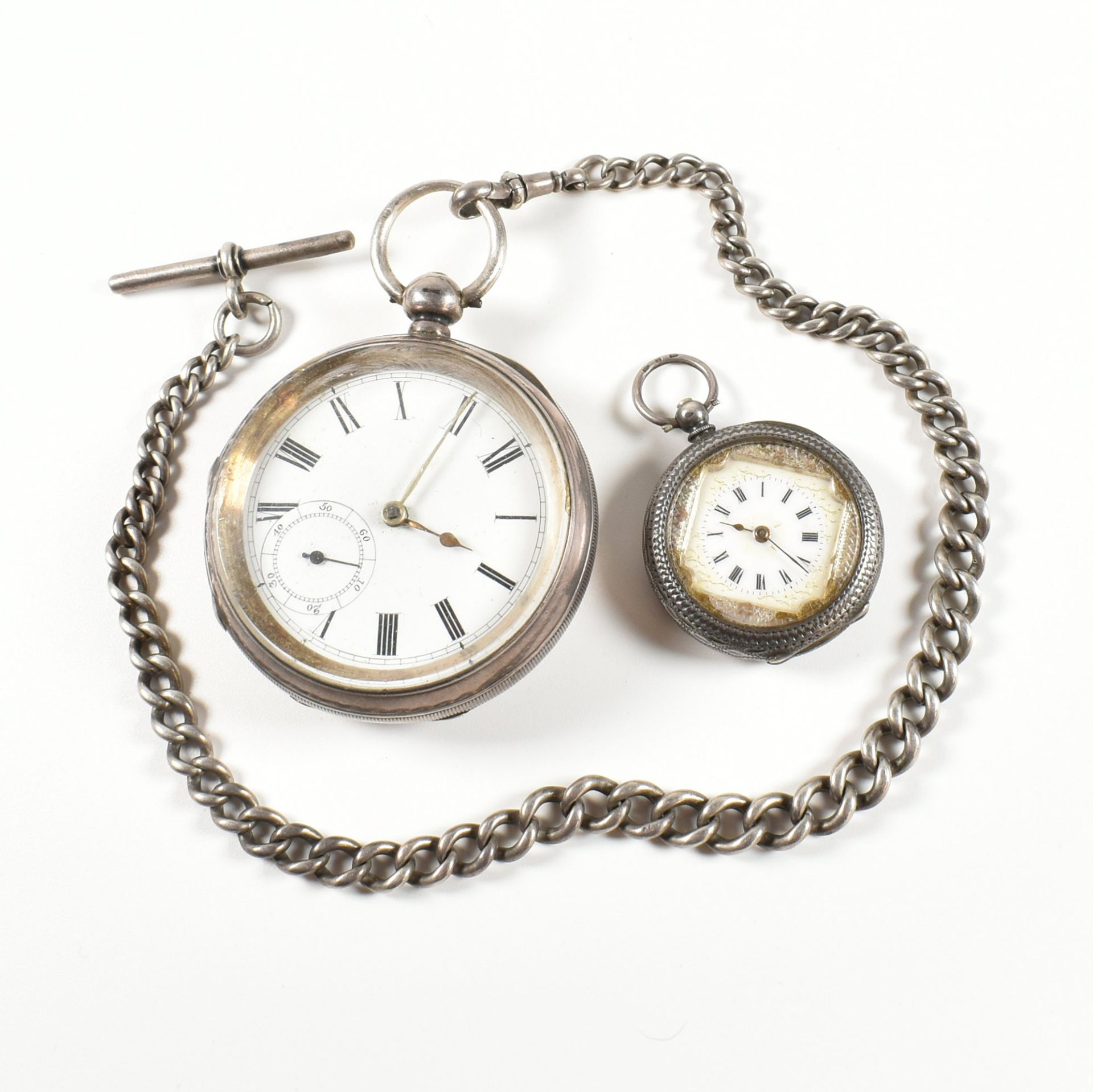 Two hallmarked silver pocket watches. The watches to include a ...