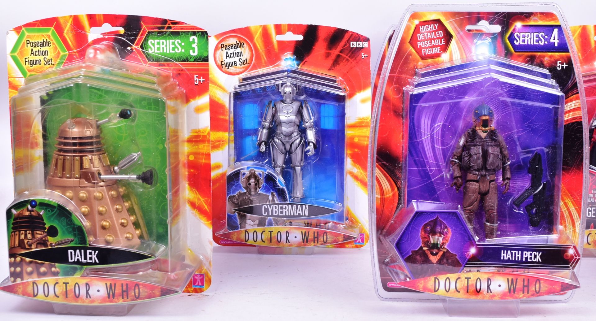 Doctor Who - Character Options - a collection of x8 carded Dr Who ...