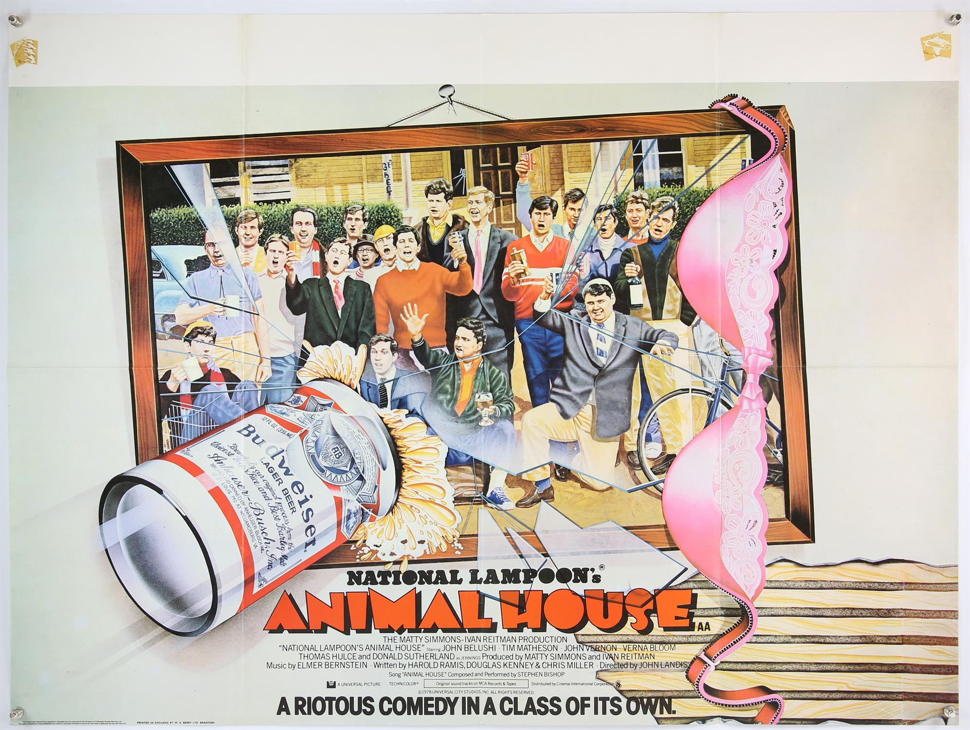 12 British Quad film posters from the 1970s including The Sellout (1976 ...