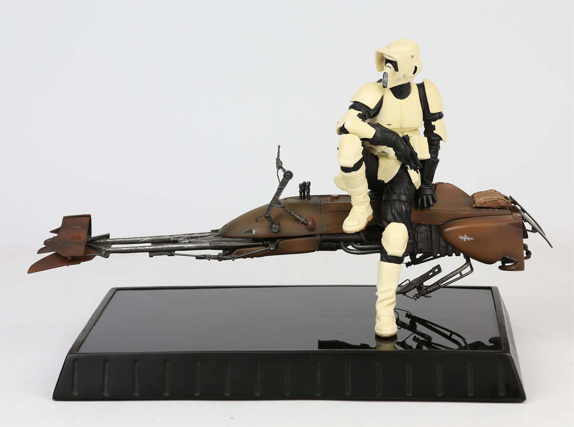 A Gentle Giant Ltd painted composite scale model of a Star Wars scout ...