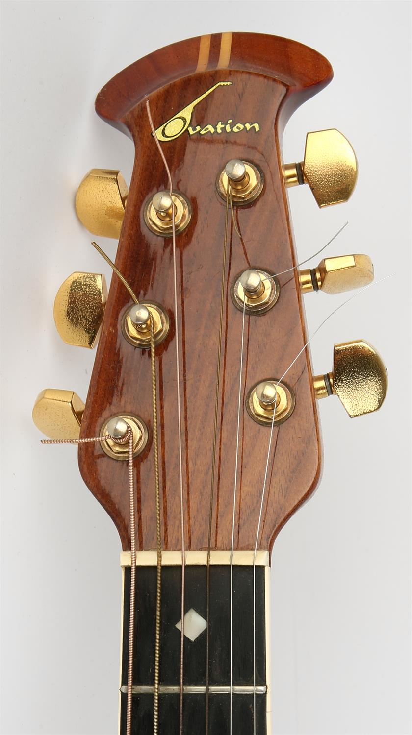 An Ovation 1617 Legend bowl back electro-acoustic guitar made in USA ...