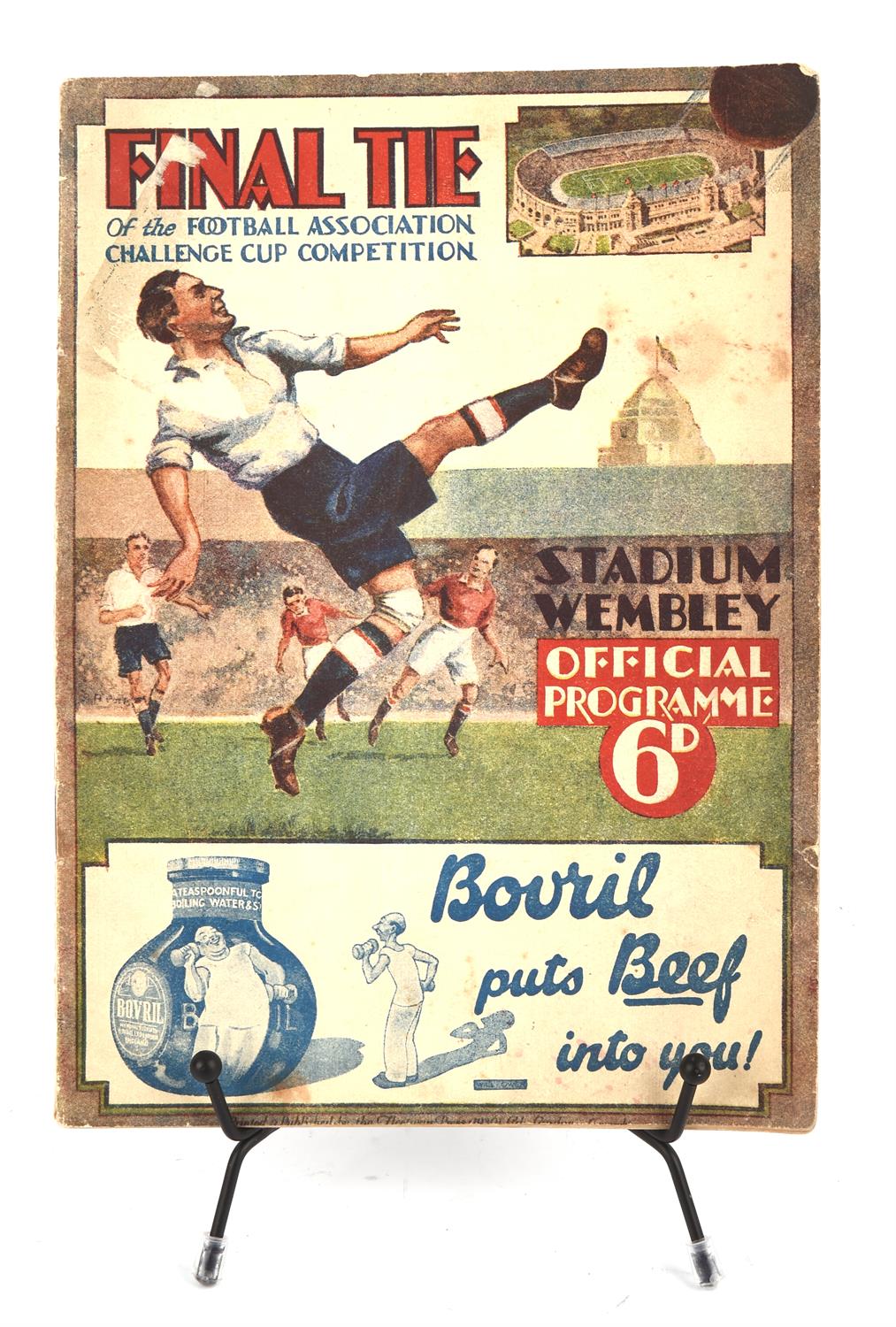 1932 Original F.A. Cup final official programme - Final Tie held at ...