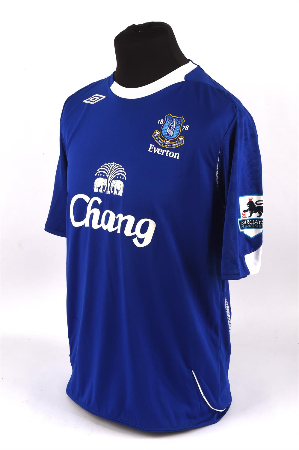 Everton Football club Johnson (No.8) Premier Season shirt from 2006 ...