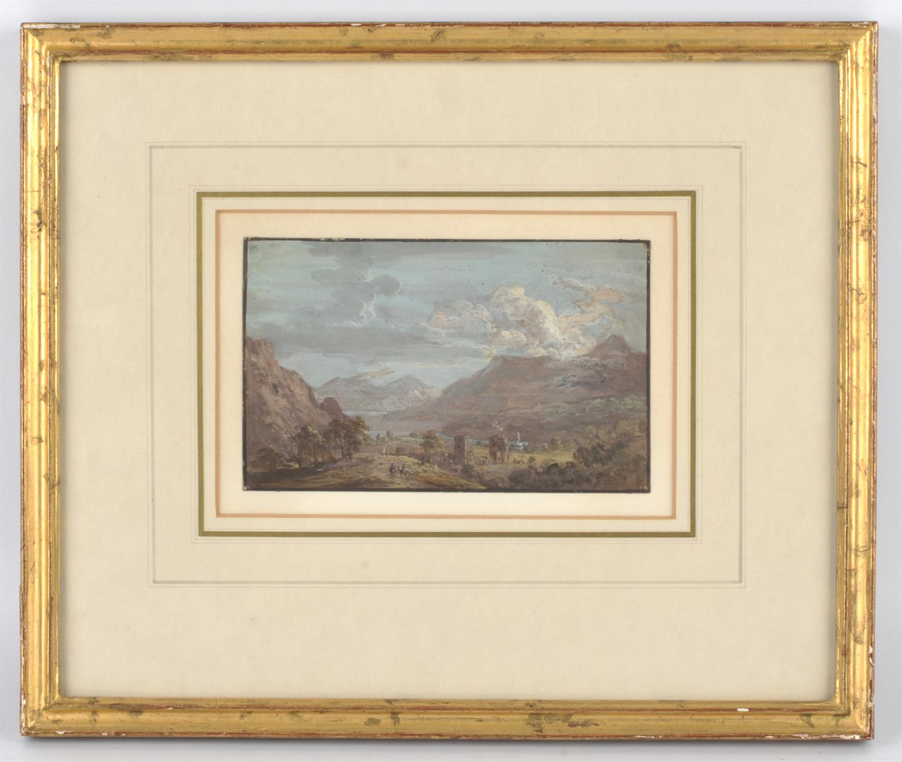 Paul Sandby (British 1725-1809), A Highland landscape, watercolour and ...