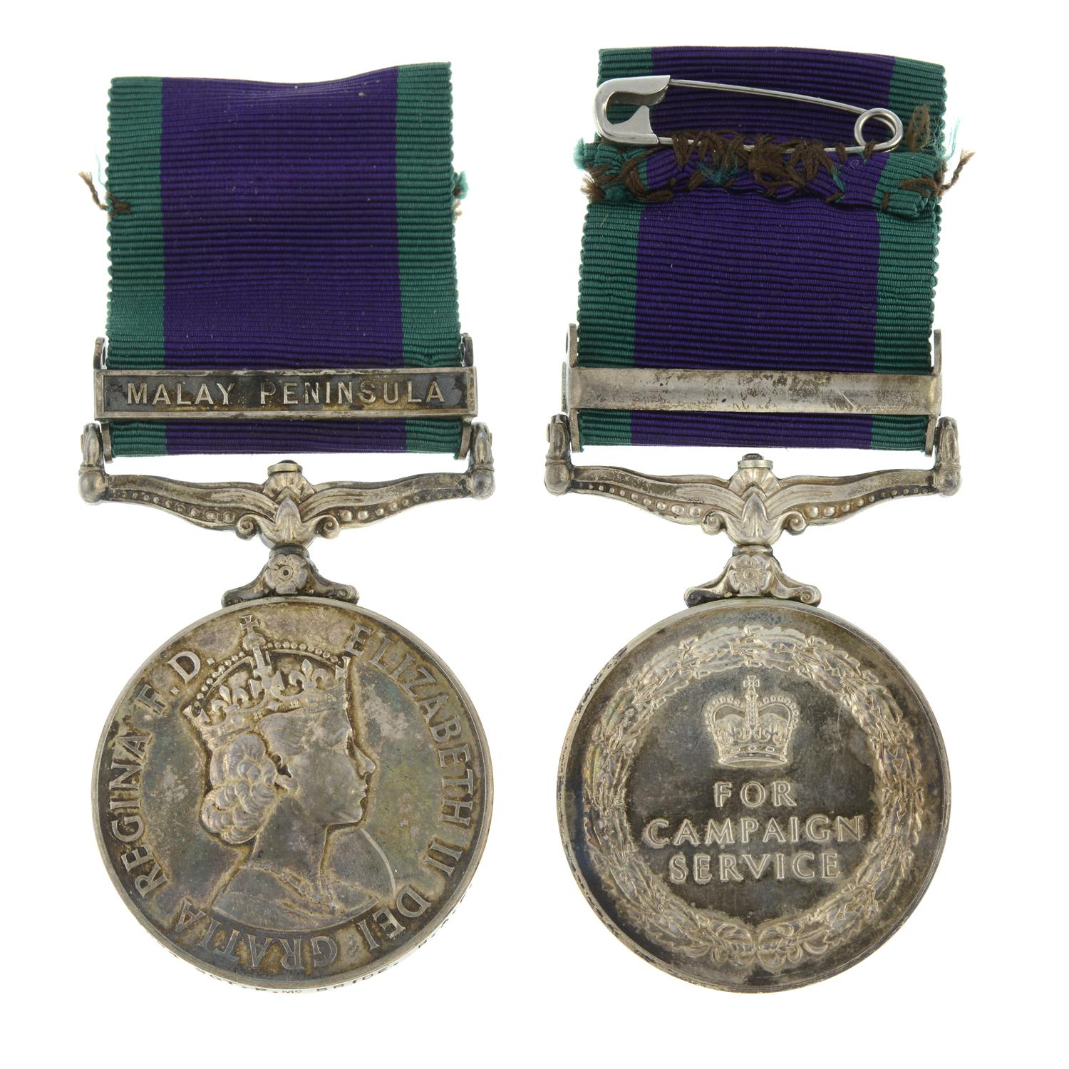 General Service AR Medal with one clasp. 1962-2007. Awarded to Sergeant ...