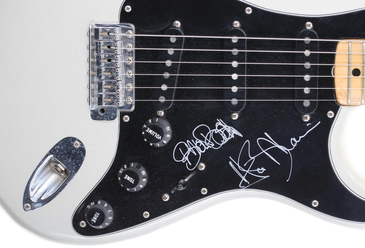 The Shadows - Hank Marvin and Brian Bennett autographed 1979 Fender ...
