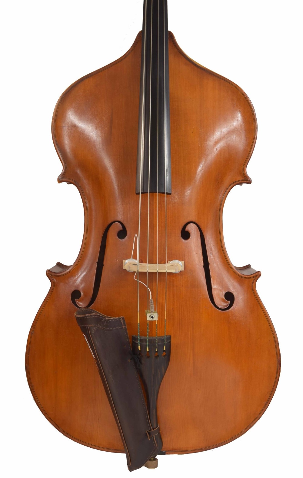 Good modern English double bass by and labelled Made by John ...