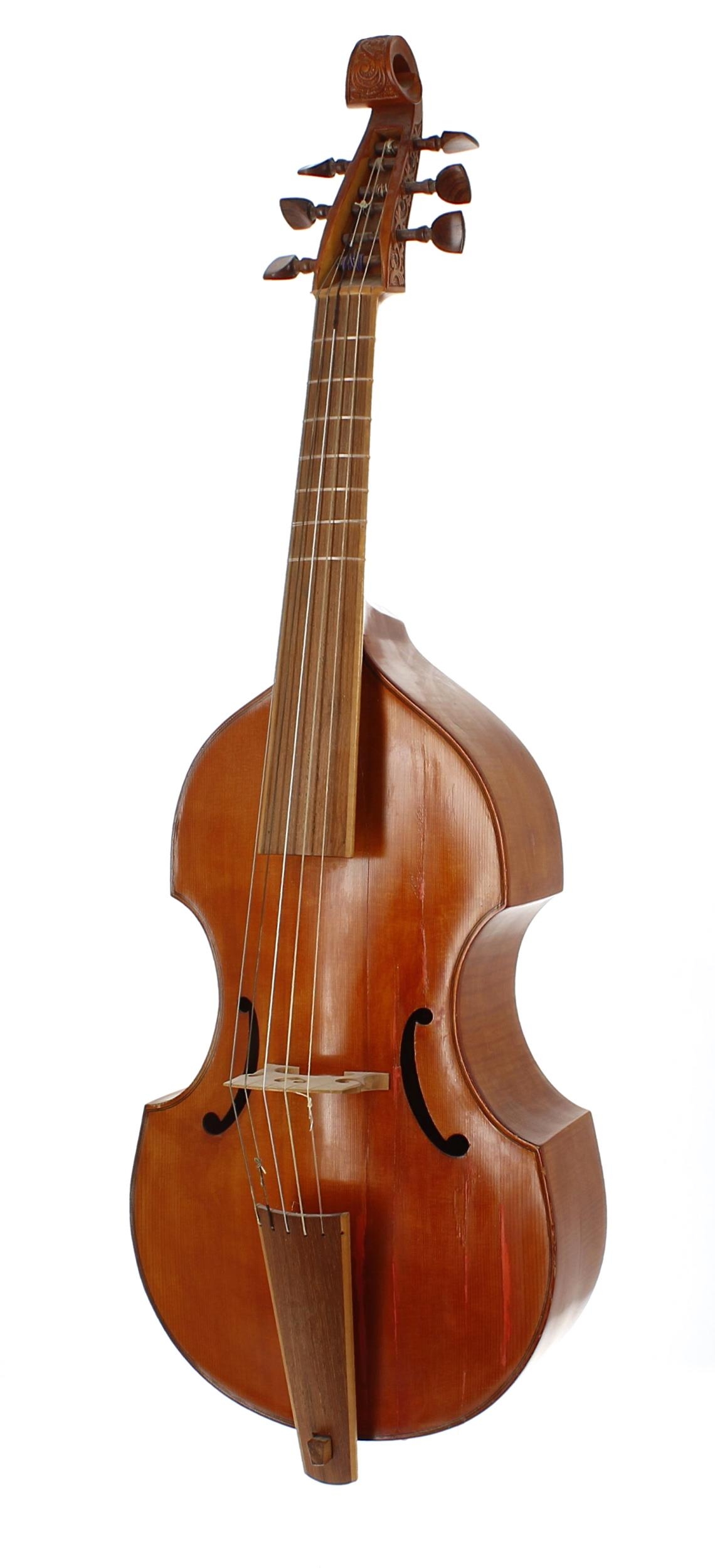 Tenor viola da gamba by and labelled Wolfgang Uebel, Celle, circa 1974 ...